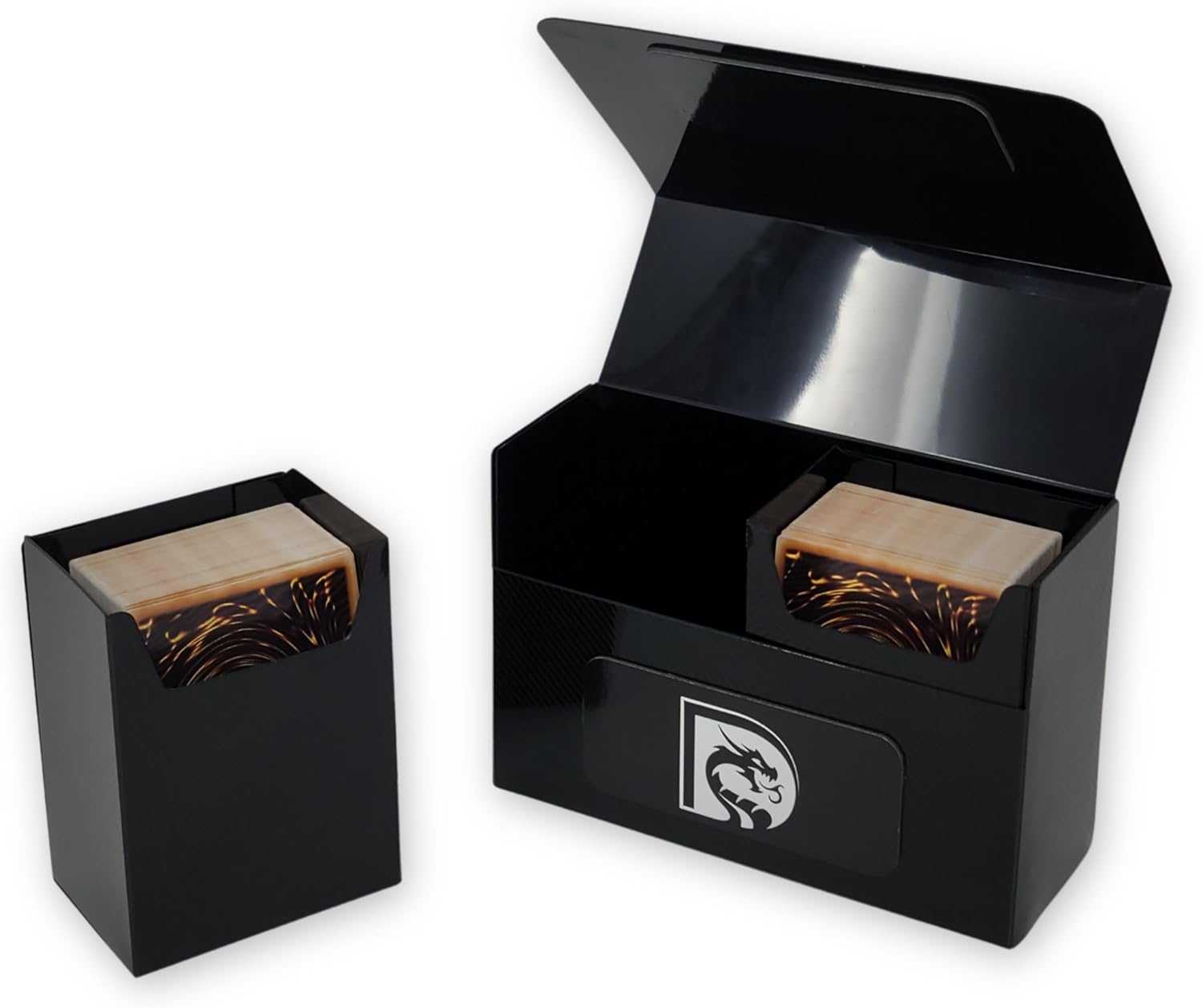 Amazon.com: DRAGONSCALE Dual Deck Box with Magnetic Flip Lid | 200 ...