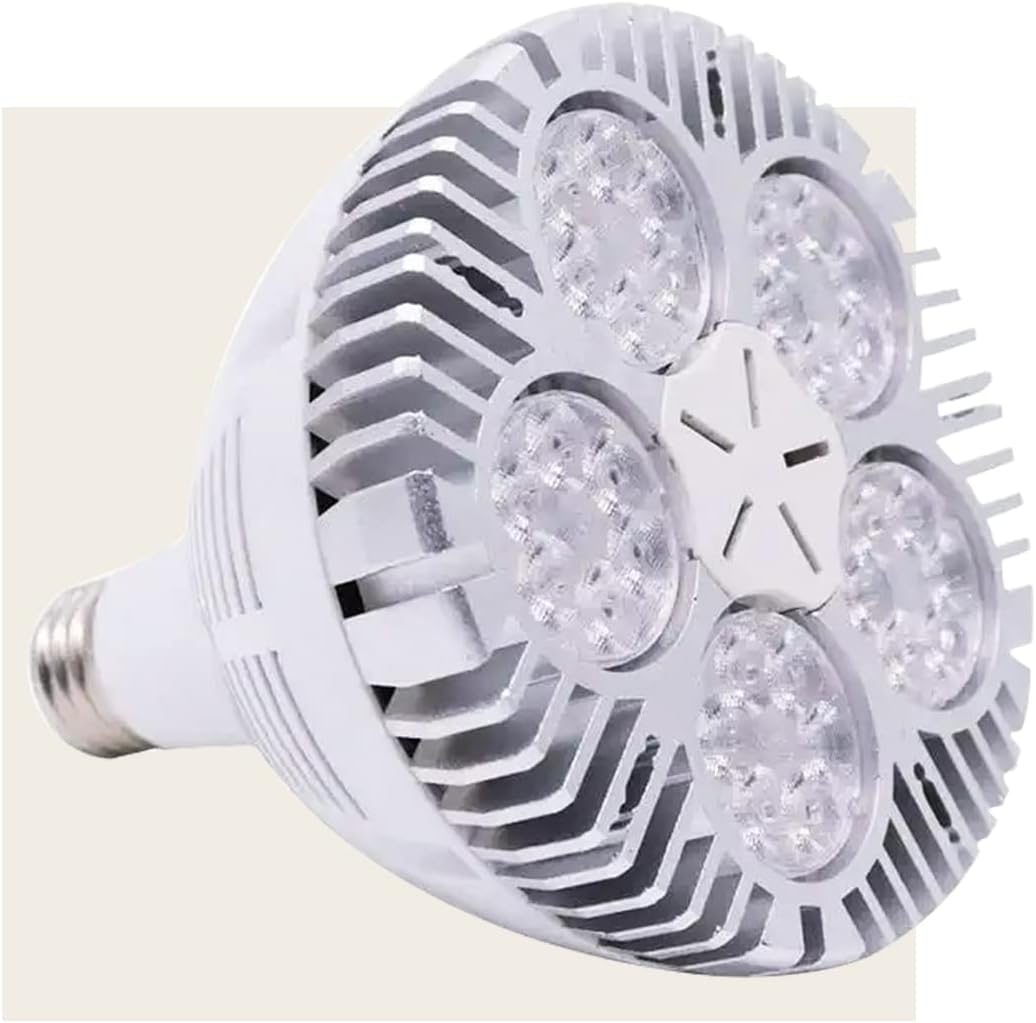 LEDHOLYT 45W PAR38 30pcs LEDs Natural White Spotlight Bulb E27 Project ...