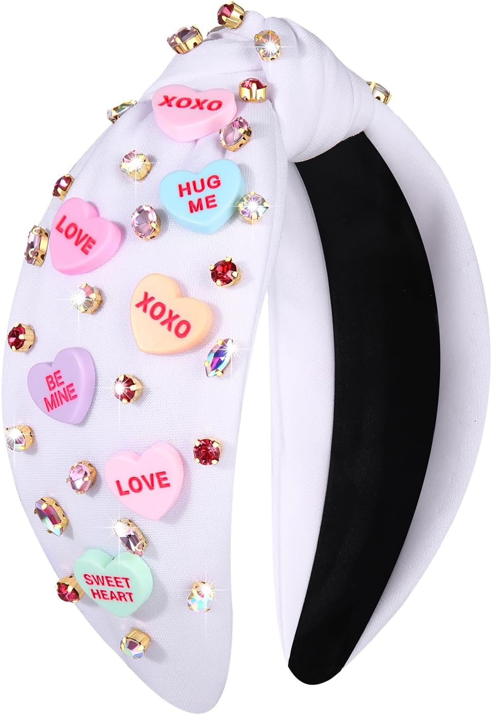 Amazon.com : NVENF Valentine’s Day Headband for Women Love Heart ...