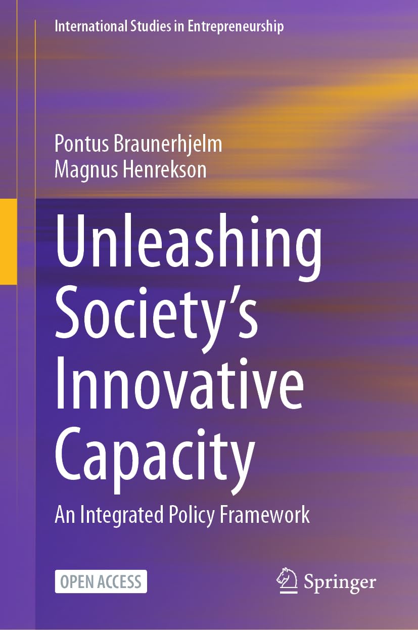 Buy Unleashing Society’s Innovative Capacity: An Integrated Policy ...