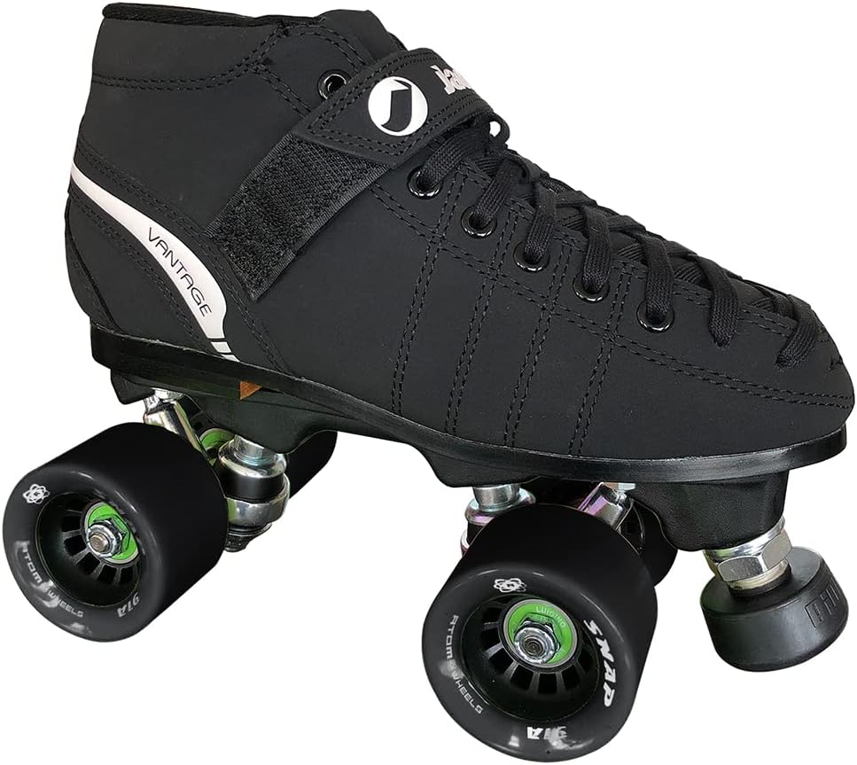 Amazon.com : Jackson VIP Indoor Quad Roller Skate with Black Wheels ...