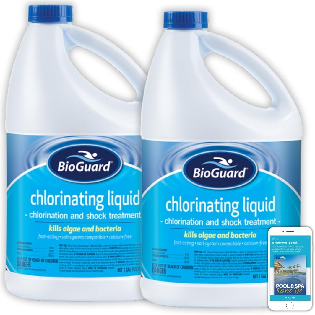 Amazon.com : BioGuard Chlorinating Liquid (2-Pack) - Swimming Pool ...