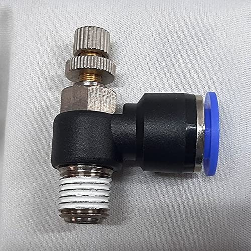 Mercury Pneumatic Push Type Elbow Flow Control Valve Size: 1/4" X 08 MM ...