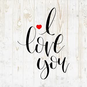 Amazon.com: Love Decals Peel and Stick - Wall Vinyl Decals Stickers ...