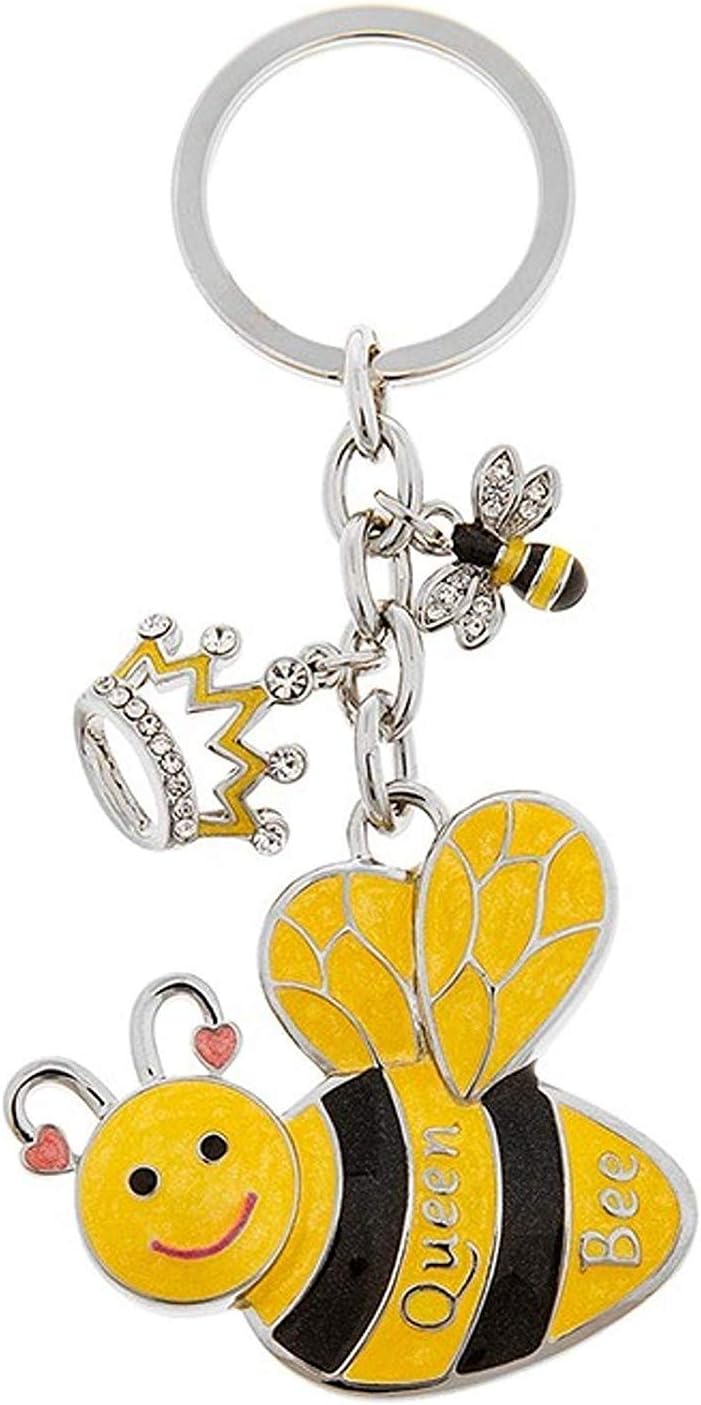 Joe Davies Equilibrium Snazzy Style Enamel Keyring Charm Bumblebee ...