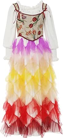 Amazon.com: GRACEART Lucy Gray Baird Cosplay Costume for Women ...