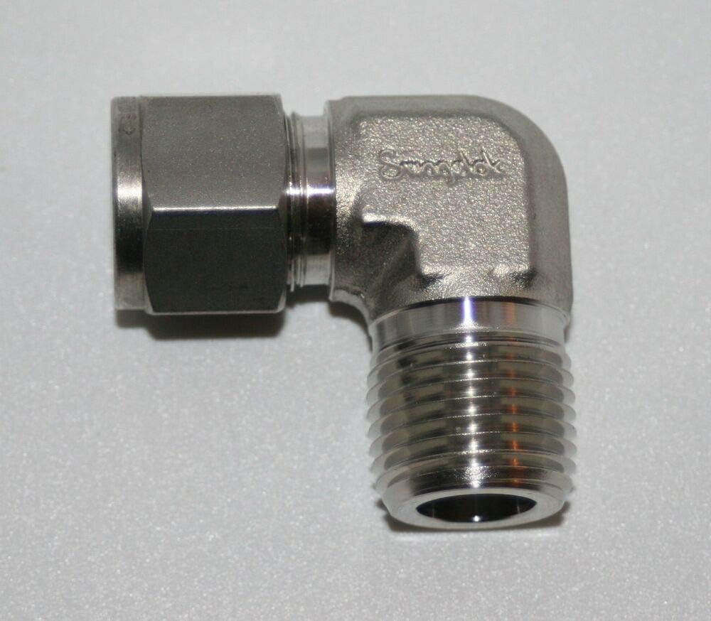 Amazon.co.jp: SWAGELOK SS-810-2-8 オスエルボ 1/2インチオスNPT チューブ継手 1/2インチチューブOD ステンレススチール : 産業・研究開発用品