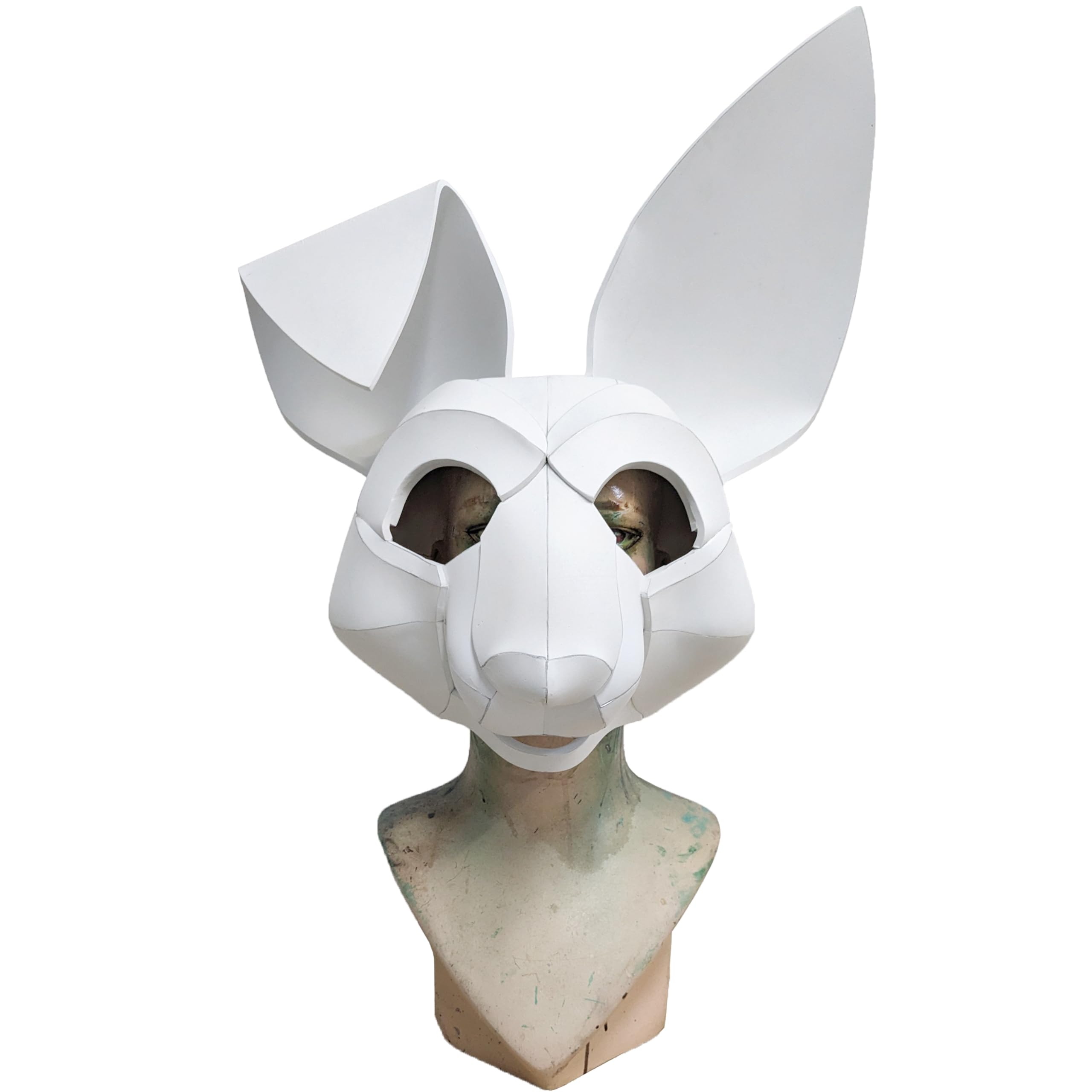Amazon.com: FURRMO Bunny Fursuit Head Base - Hand Made from Eva Foam ...