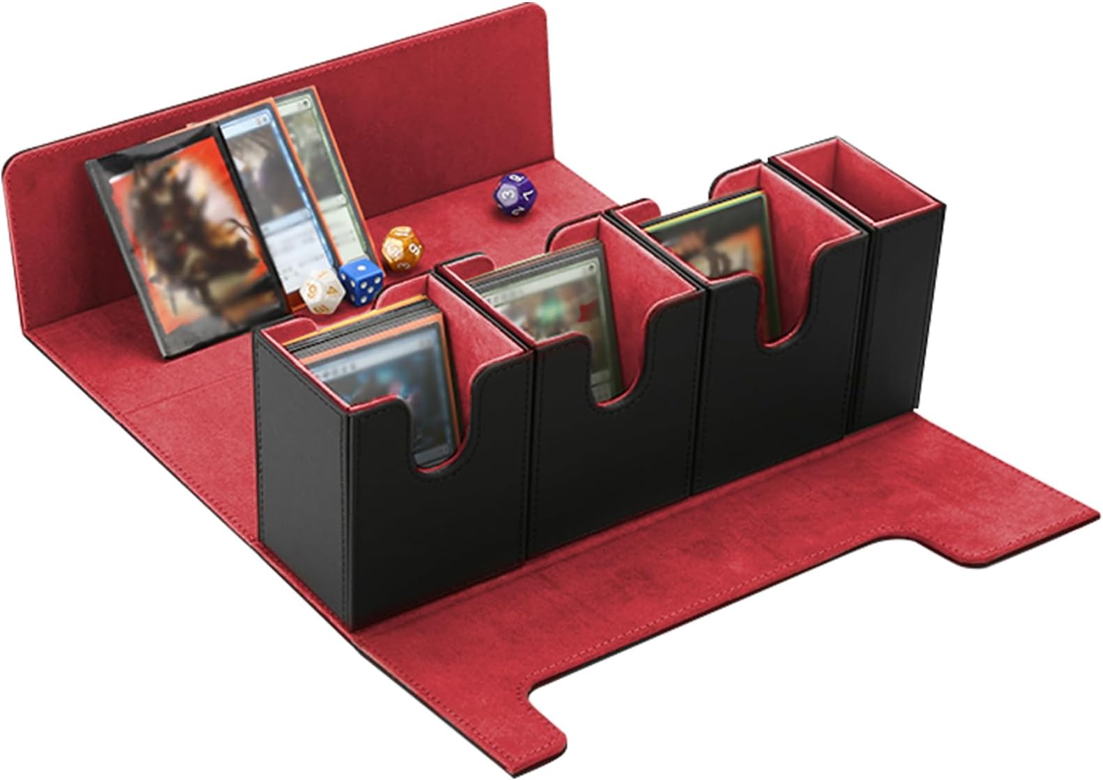 Amazon.com: UAONO Card Deck Box for MTG Commander Deck, Double Deck Box ...