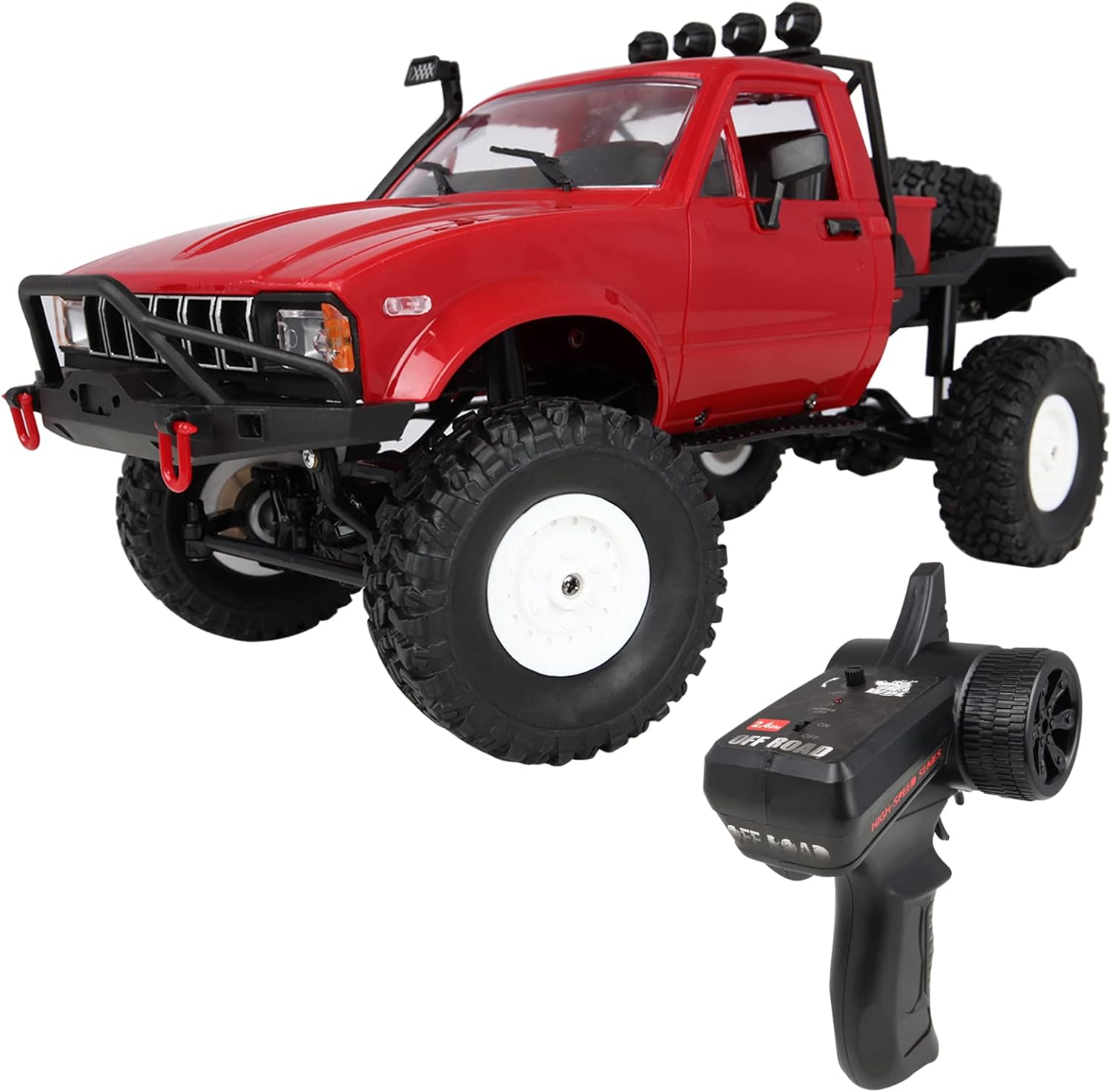 Amazon.com: FANCYWING WPL C14 RC Truck Remote Control Military Car, Off-Road Racing Vehicles 1: ...