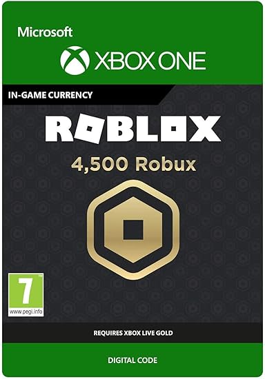 ROBLOX 4,500 Robux for Xbox | Xbox One - Download Code : Amazon.co.uk ...