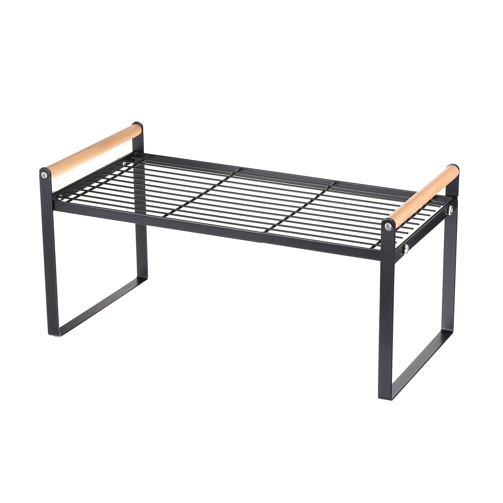 Amazon.com: PATIKIL Kitchen Cabinet Shelf Organizer, Wood Counter Shelf ...