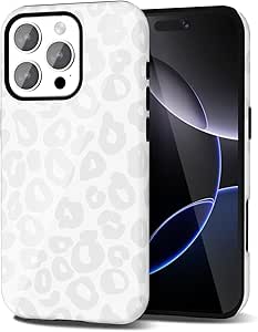 Amazon.com: Svanove Cheetah Print Phone Case for iPhone 16 Pro Case Girly, Cute Leopard Case for ...