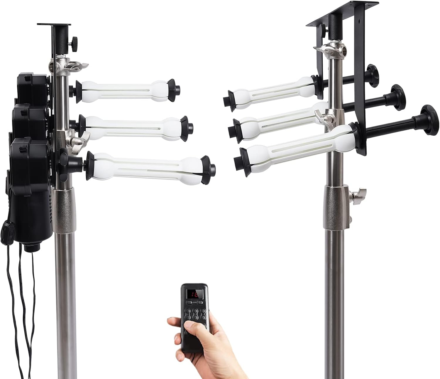 Amazon.com : 3 Roller Motorized Electric Wall Ceiling Mount Background ...