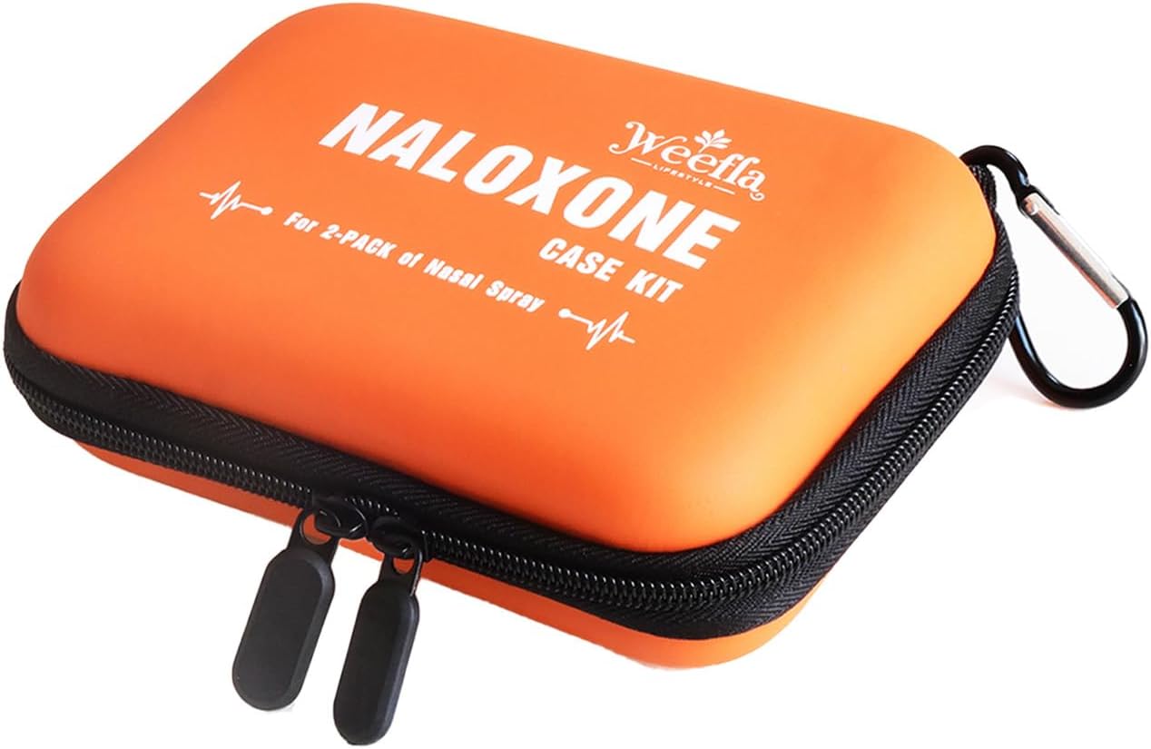 Amazon.com: Weefla 10 Empty Naloxone Carry Case Kit, Fits 2 Pack Narcan ...