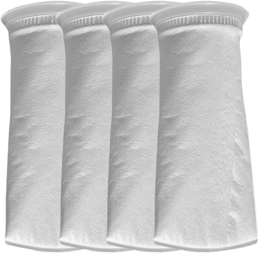 Amazon.com : Honritone 4Pack Felt Filter Socks 4 Inch Ring 100 Micron ...