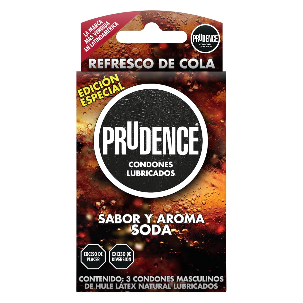 'Prudence Sabor y Aroma SODA con 3 Condones : Amazon.com.mx: Salud y ...