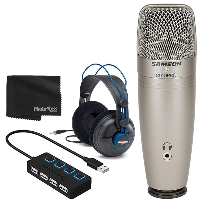 Buy Samson C01U PRO USB Studio Condenser Microphone + Professional ...