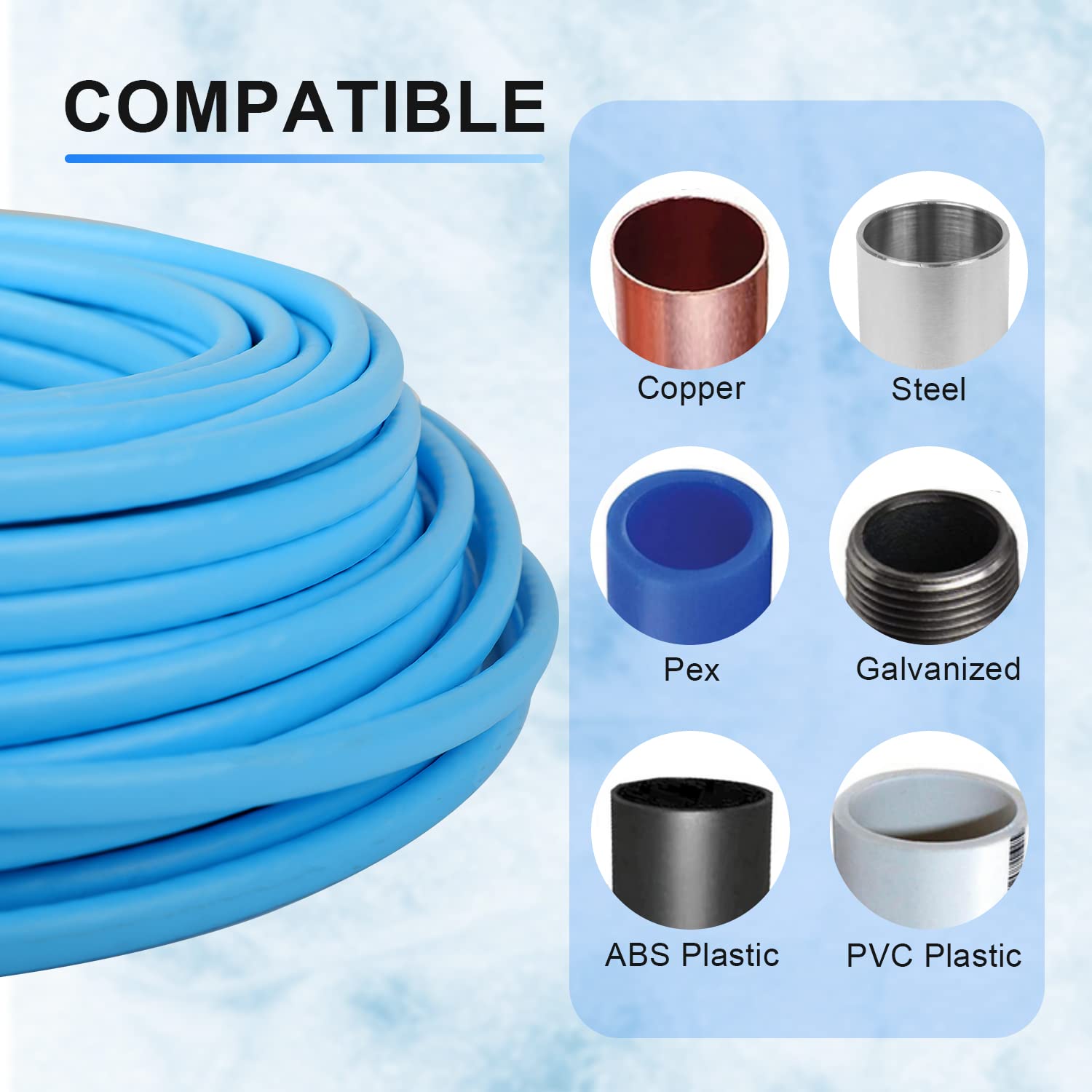 Snapklik.com : 5JHSF 120Ft Heat Trace Cable For Pipes, Self Regulating ...