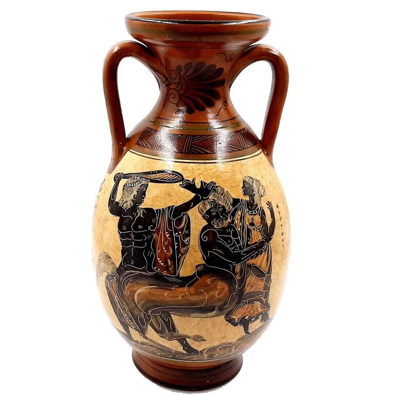 Amazon.com: Greek Amphora 31cm,Pottery Vase,Hercules,Centaur and ...