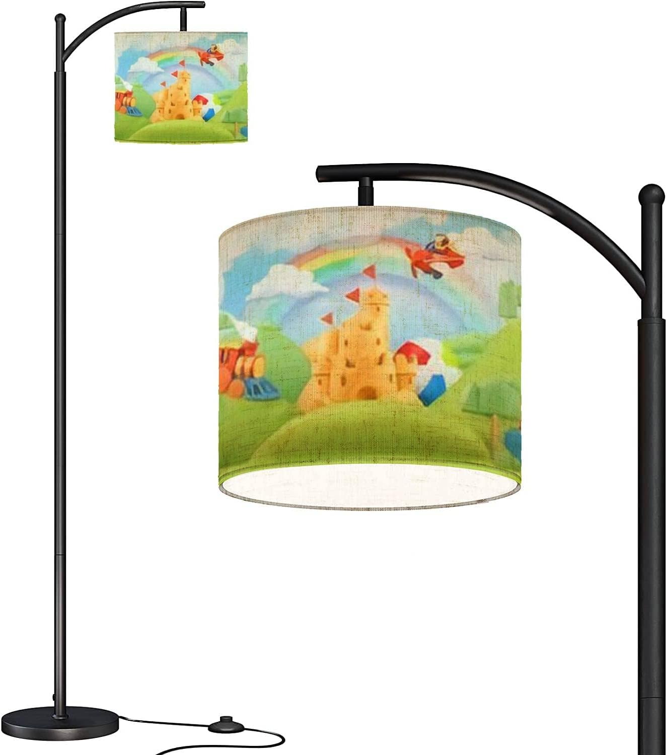 LOPYEIJFG Modern Arc Floor Lamp with Dimmer Mid Century Kids Toys ...