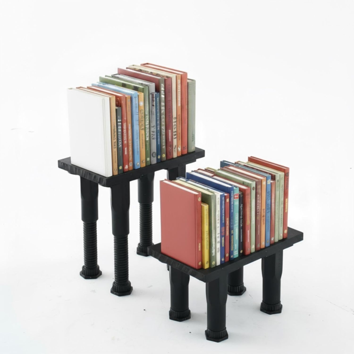 Amazon.com: 2 Pcs Bookshelf Riser, Wooden Adjustable Shelf, Comics ...