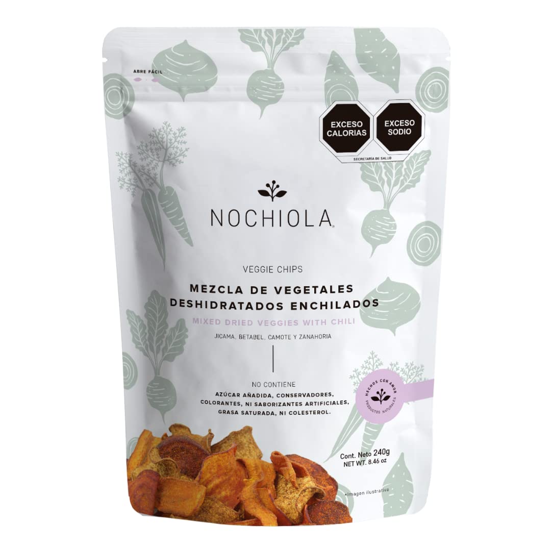 Amazon.com: Nochiola Spicy Veggie Chips: Jicama, Beets, Sweet Potatoes ...