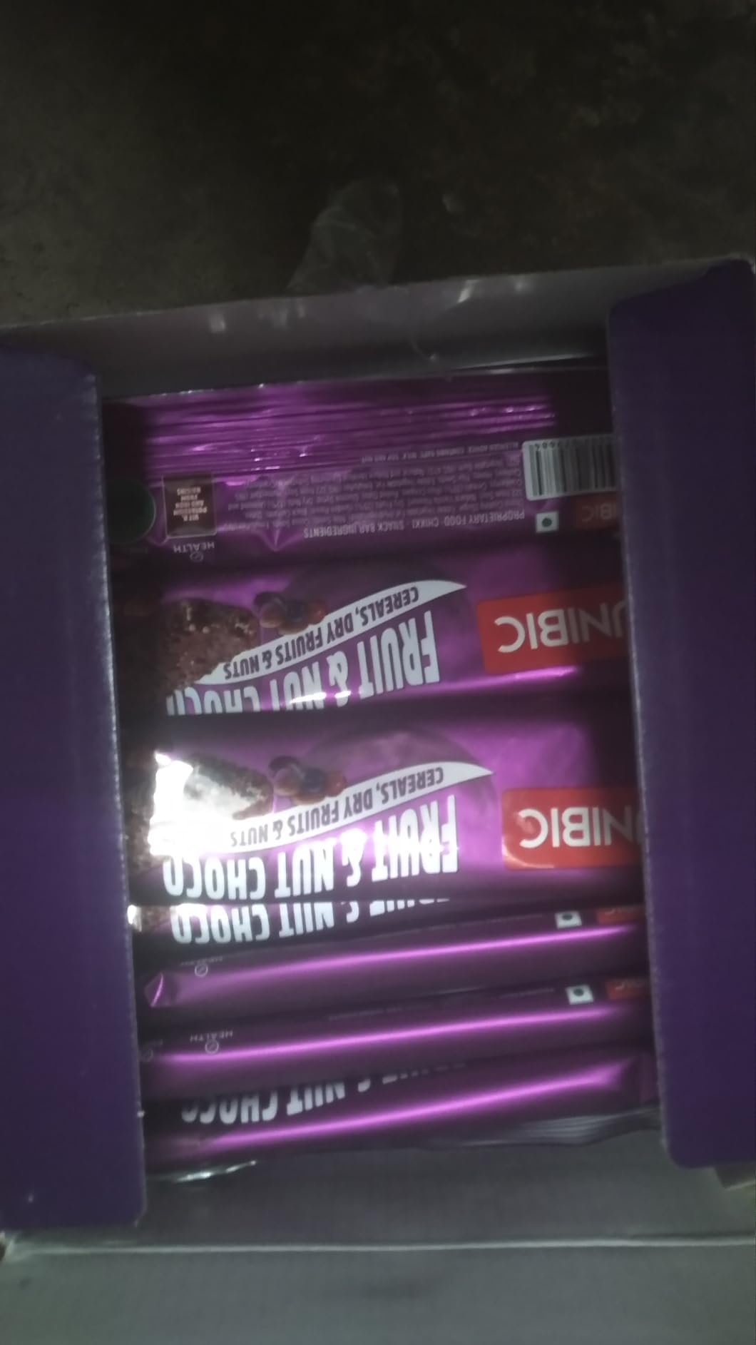 Unibic Snack Bar Fruit and Nut Choco Pack of 12, 360 Grams : Amazon.in ...