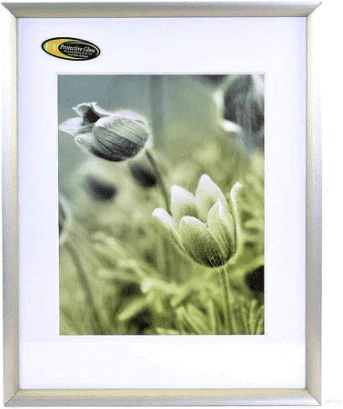 Amazon.com - MCS Brushed Aluminum Gunmetal Frame 11x14 with 8x10 Mat ...