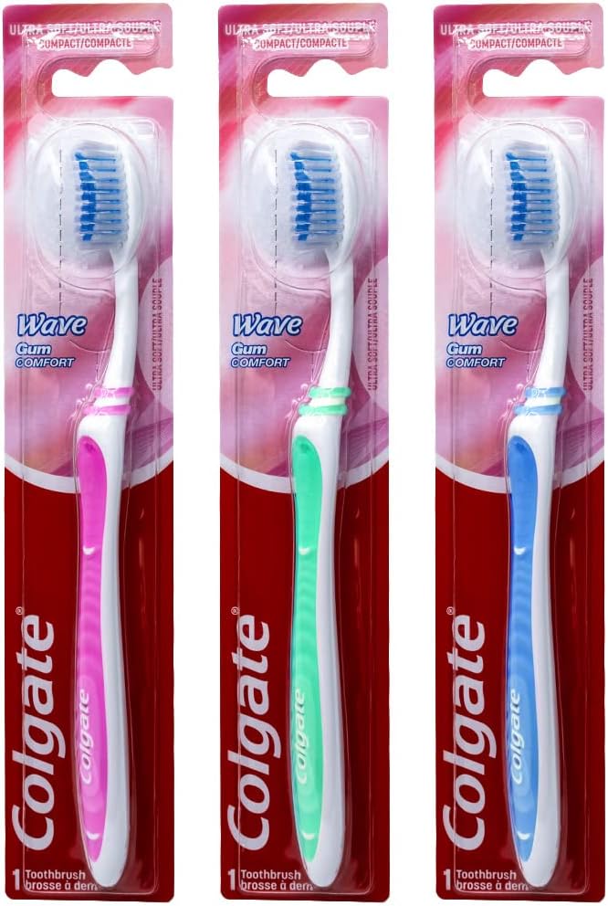 Amazon.com : Colgate Slim Soft Gliding Tips Toothbrush, Extra Soft ...