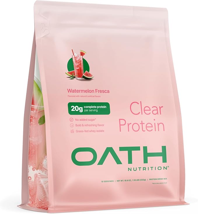 Amazon.com: Oath Nutrition Clear Whey Isolate Protein Powder ...