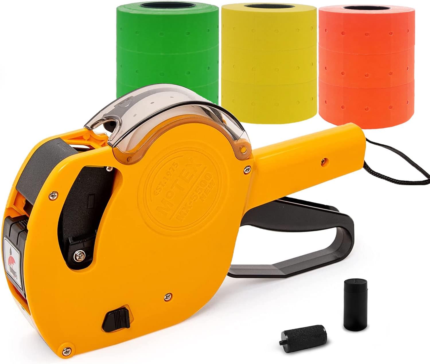 Amazon.com : Motex Genuine MX-5500NEW 1 Line 8 Digits Price Tag Gun Kit ...