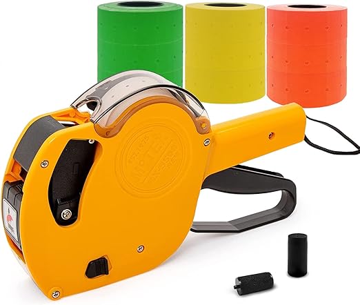 Amazon.com : Motex Genuine MX-5500NEW 1 Line 8 Digits Price Tag Gun Kit ...