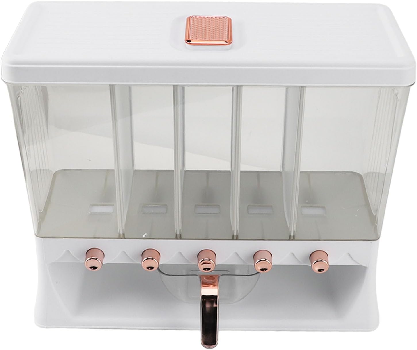 Amazon.com: Fockety Clear Rice Dispenser, Large Capacity 5 Grids Rice ...