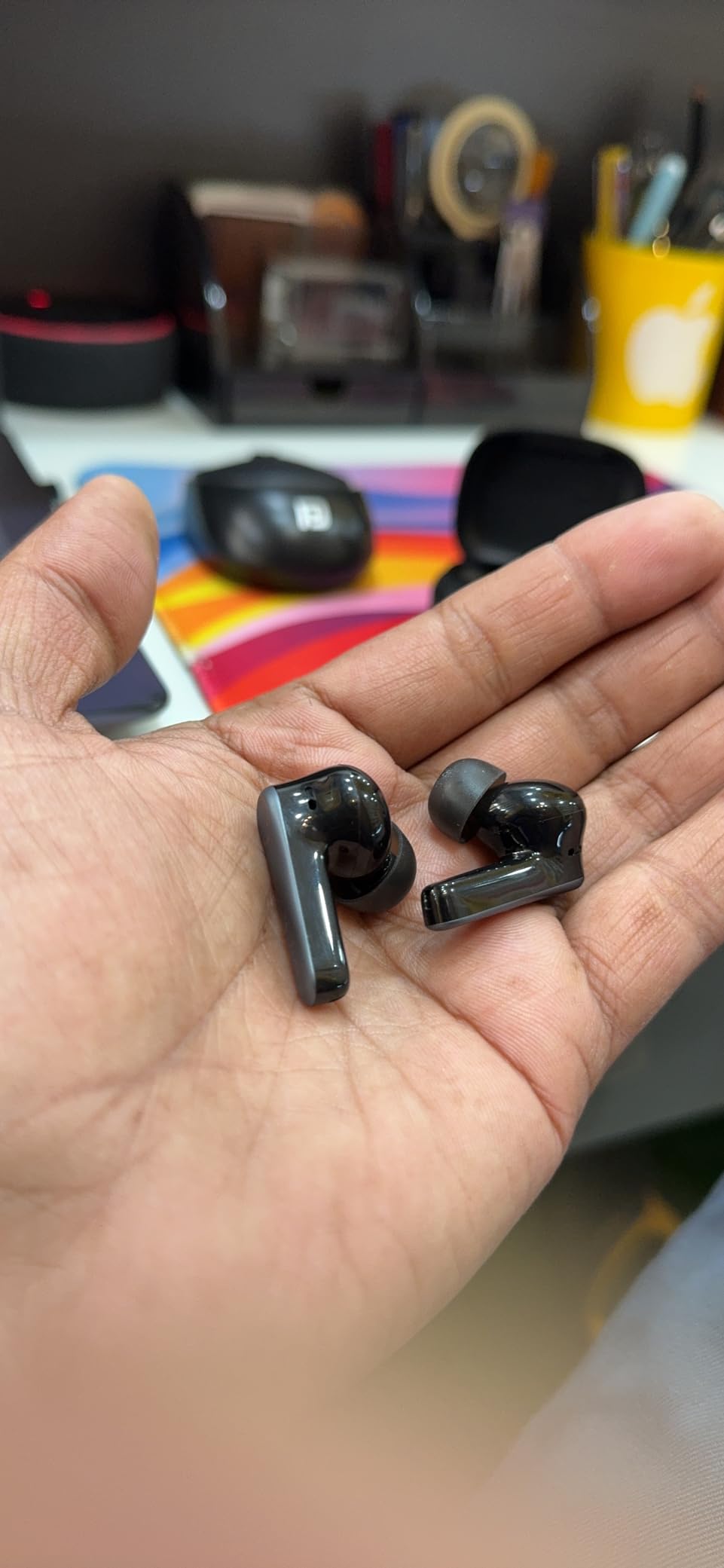 EarFun Air Pro 3 Case Cover, Soft Silicone Protective Cover Compatible ...