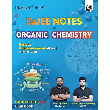 Buy PW EaJEE Handwritten Notes For Organic Chemistry By Rohit Sir & SKC ...