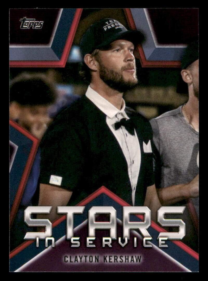 Amazon.com: Baseball MLB 2021 Topps Stars in Service #SIS-2 Clayton ...