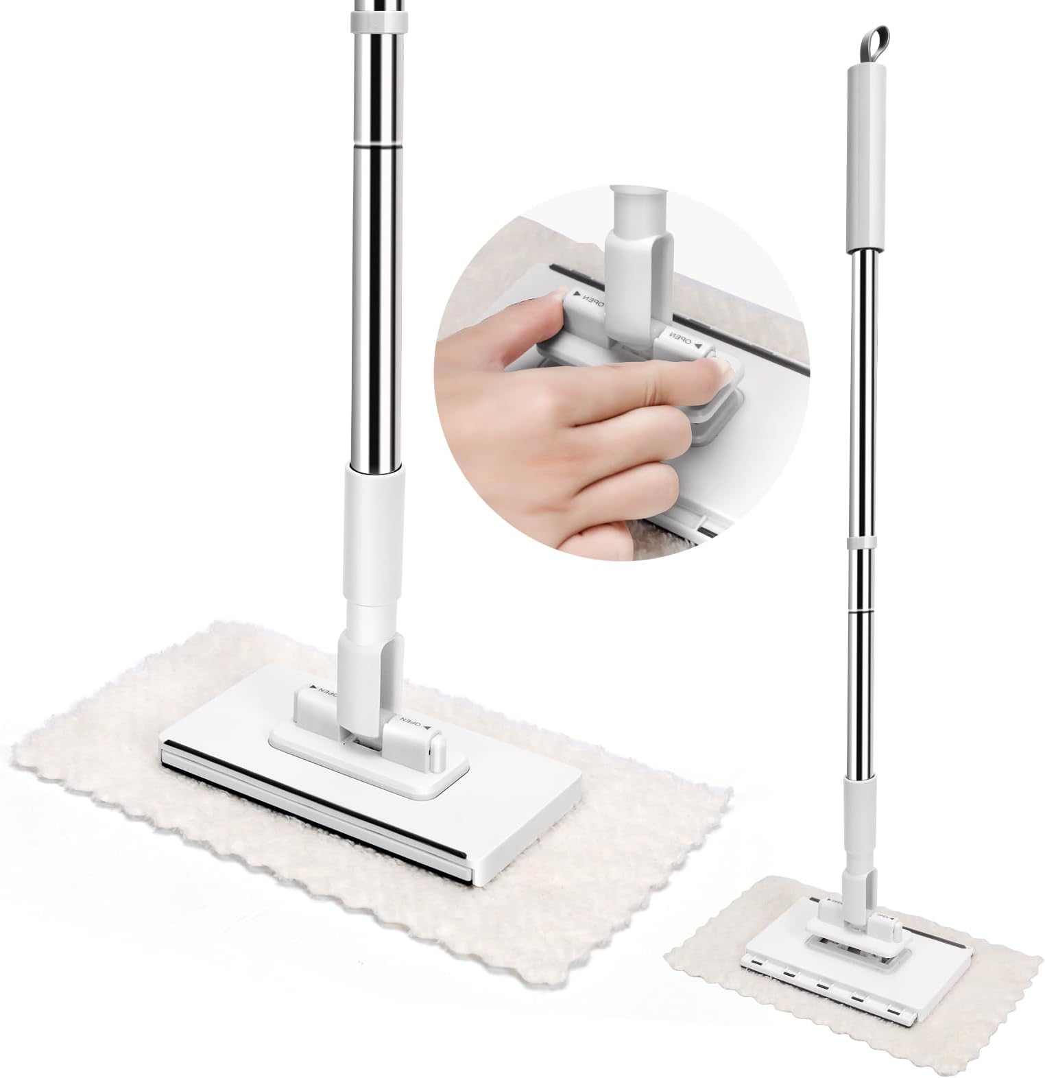 Amazon.com: Pink one Handed Mini mop for Tabletop Cleaning, Sponge ...