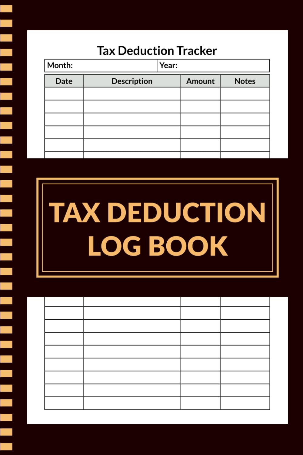 Amazon.com: Tax Deduction Log Book: A tax return organizer for small ...
