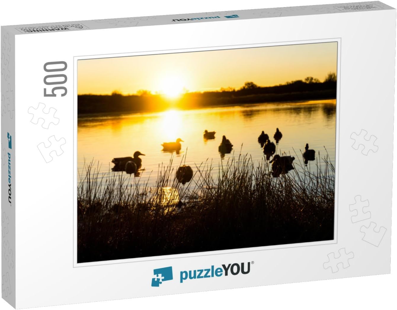 Amazon.com: Duck Hunting Scenes... Jigsaw Puzzle Jigsaw Puzzle with 500 ...