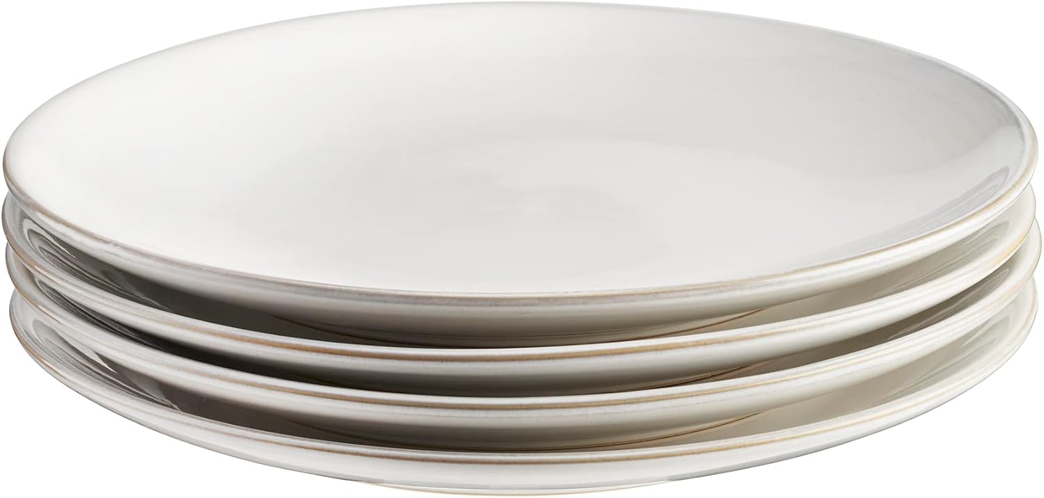 Cooks Professional Set of 4 Nordic Dinner Plates with Reactive Glaze ...