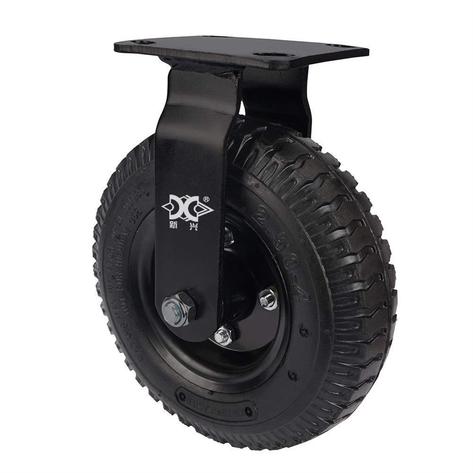 Workbench Caster Kit 8 Inch Electrophoresis Inflatable Rubber Fixed ...