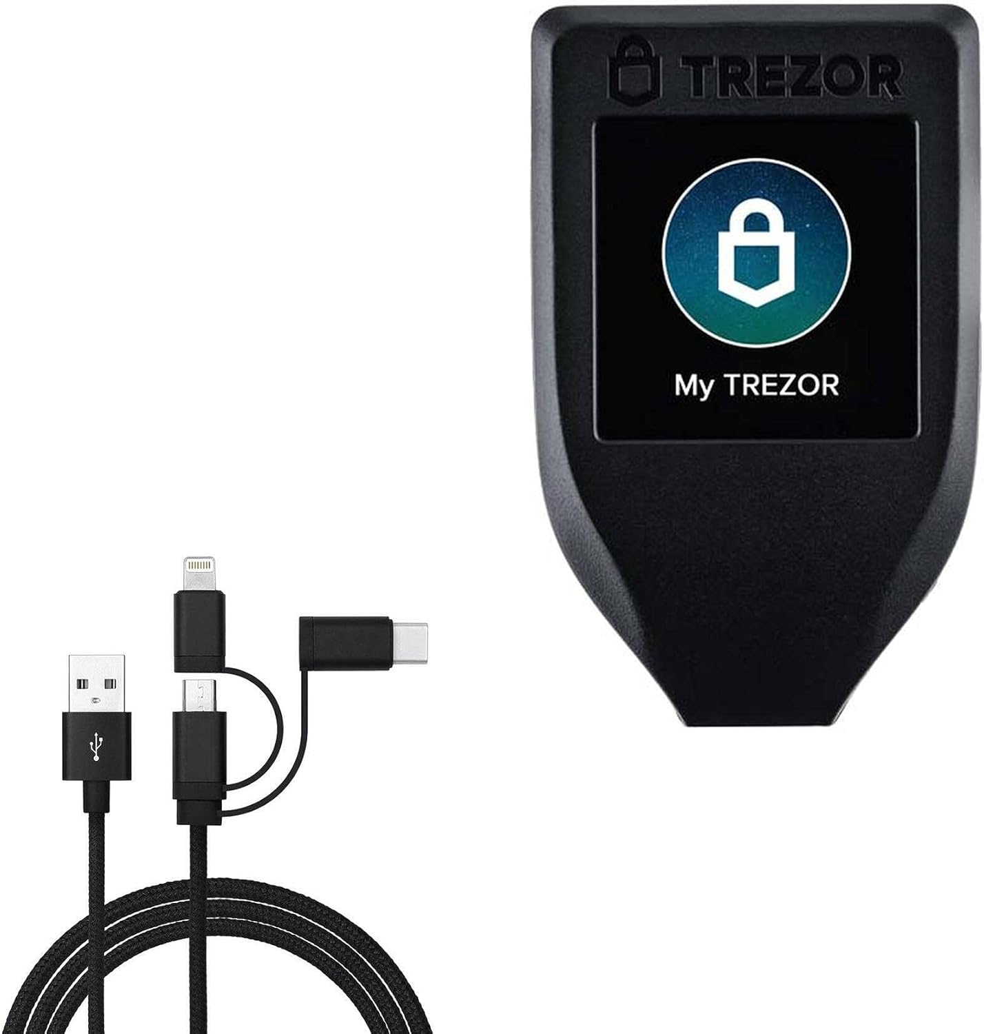 Amazon.com: BoxWave Cable Compatible with Trezor Model T - AllCharge 3 ...