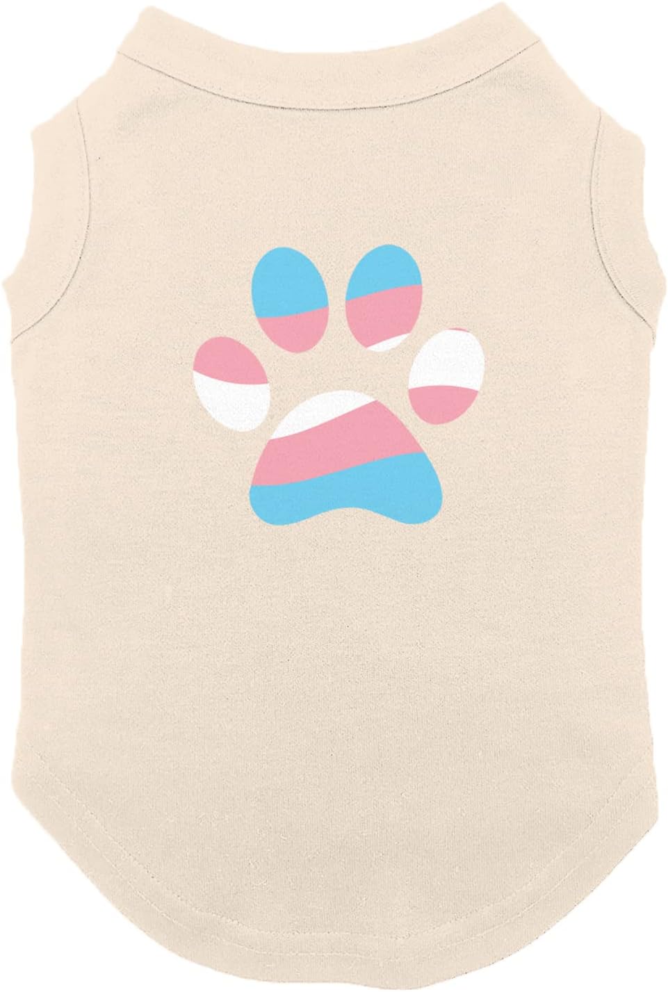 Amazon.com : Transgender Paw Print - LGBTQ Pride Month Dog Shirt ...