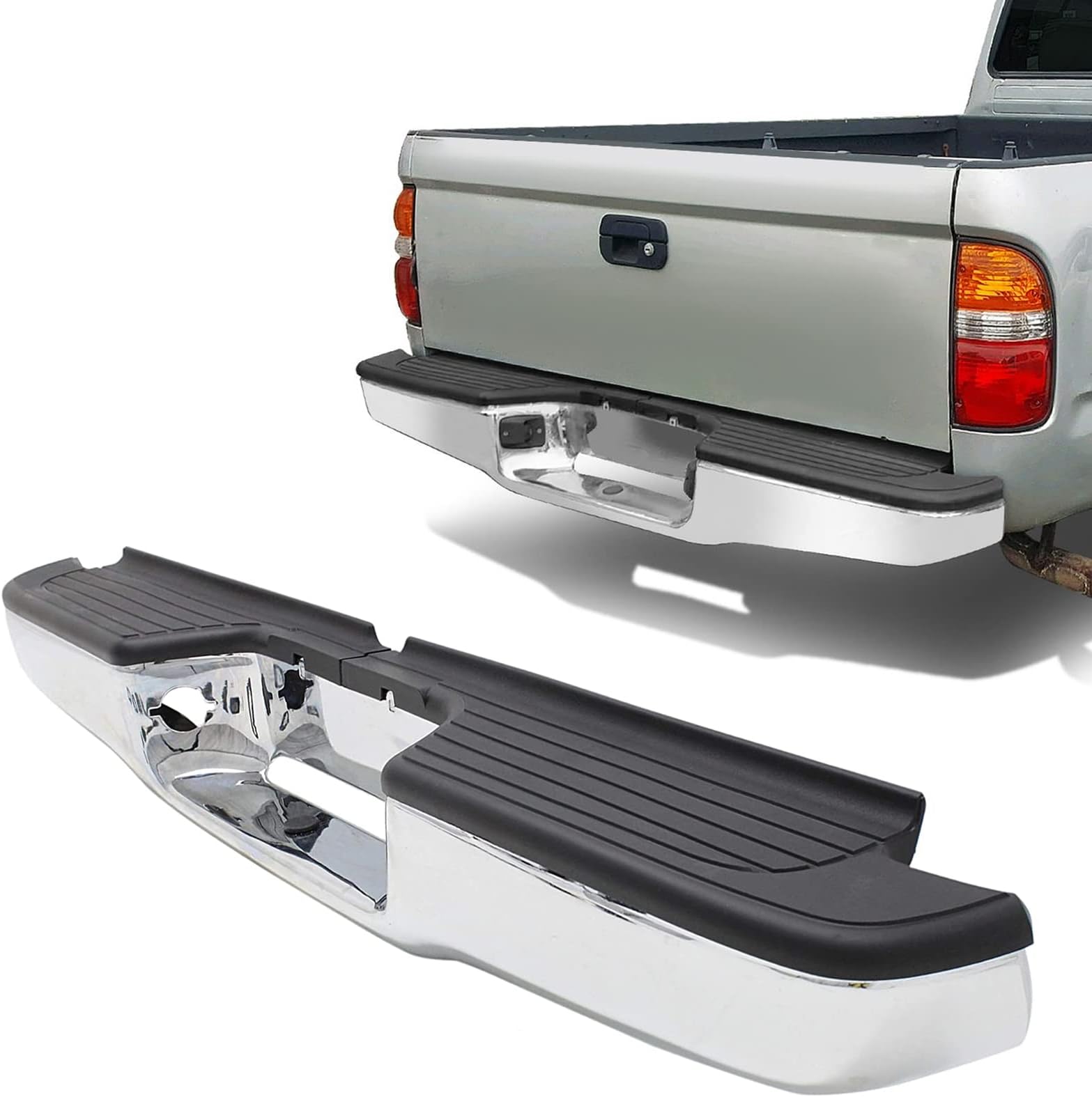 Amazon.com: VehicleAid Rear Bumper Compatible with 1995-2004 Toyota ...