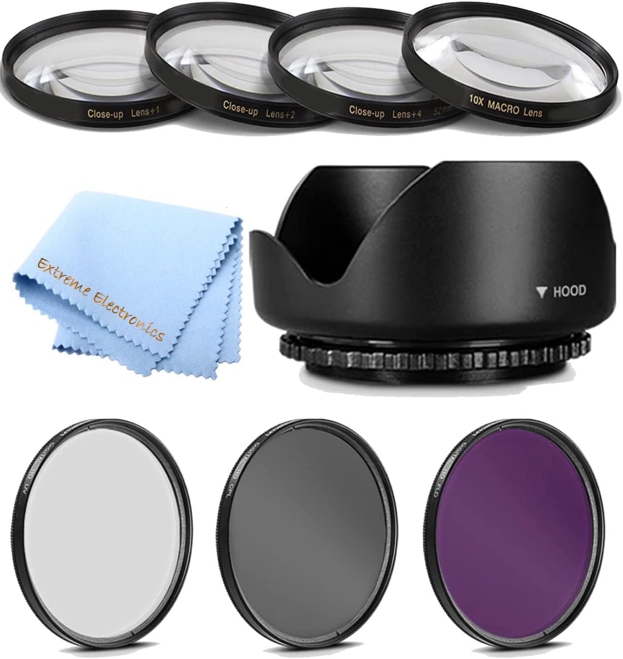 Amazon.com : 58mm Professional Macro & Lighting Filter Kit for Canon ...