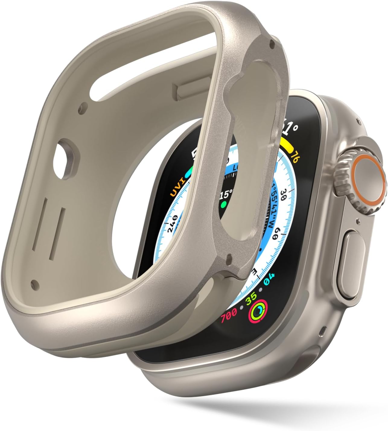 Amazon.com: amBand Metal Case Screen Protector for Apple Watch Ultra 2 ...