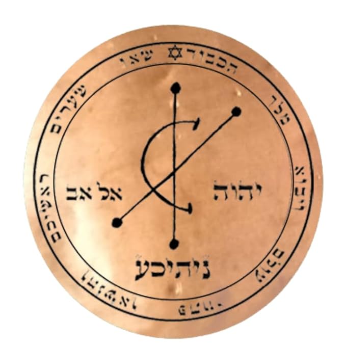 Golden Spirit Nitika Amulet – Handmade Copper Coin for Wealth ...