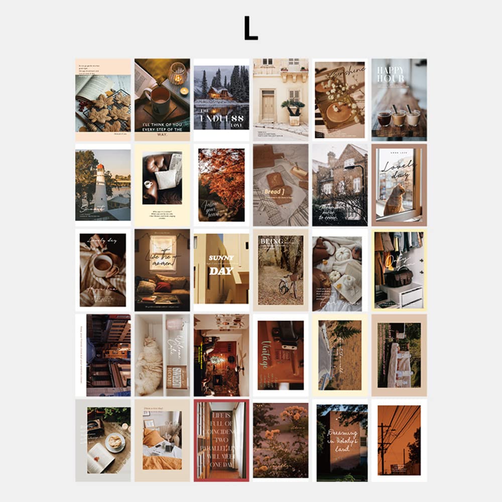 Lifelum Wall Collage Kit Aesthetic Pictures 30pcs 4x6 Inch Photo ...
