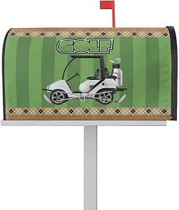 Amazon.com: Golf Cart Mailbox Covers Magnetic Mailbox Wraps, Golf Club ...